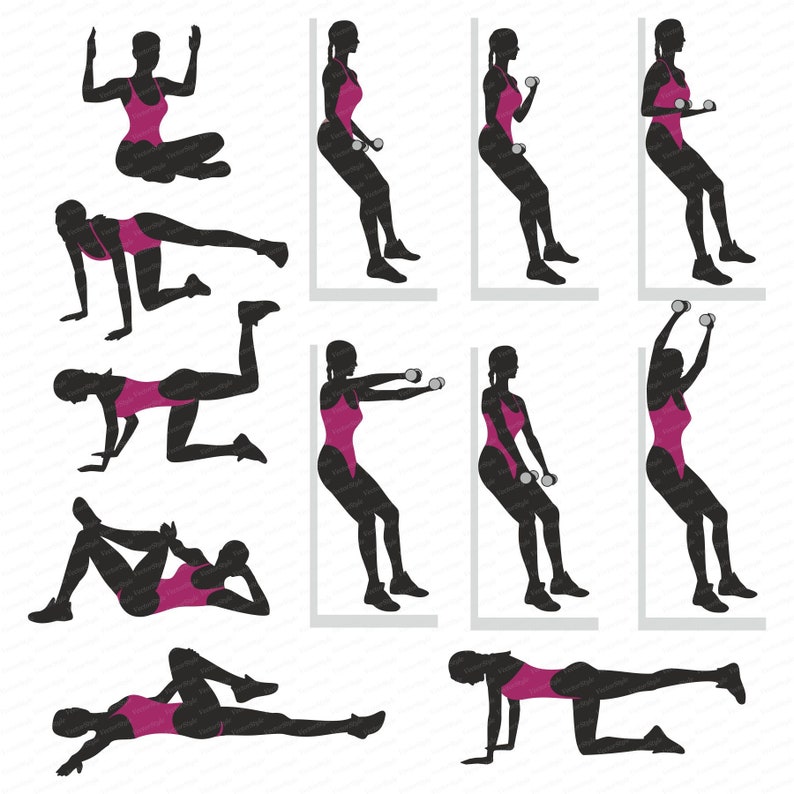 Sport Woman Svg Workout Svg Gym Svg Working Out Svg Fitness - Etsy