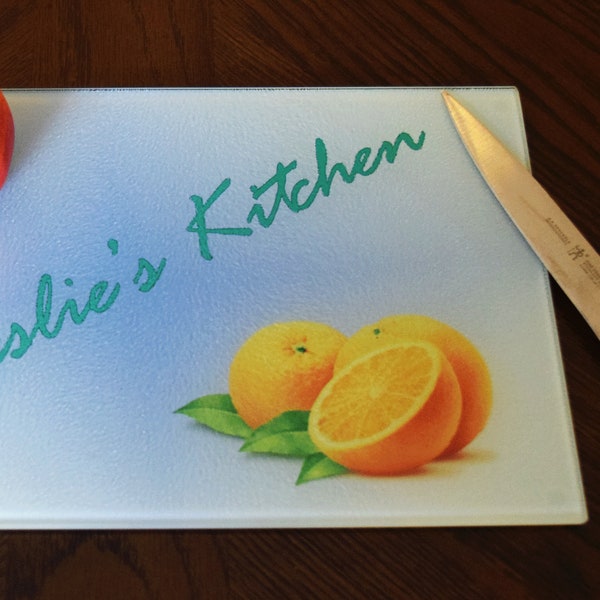 Tempered Glass Cutting Board - Etsy