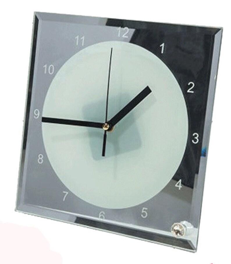 Custom Mirrored Desk Clock | Etsy