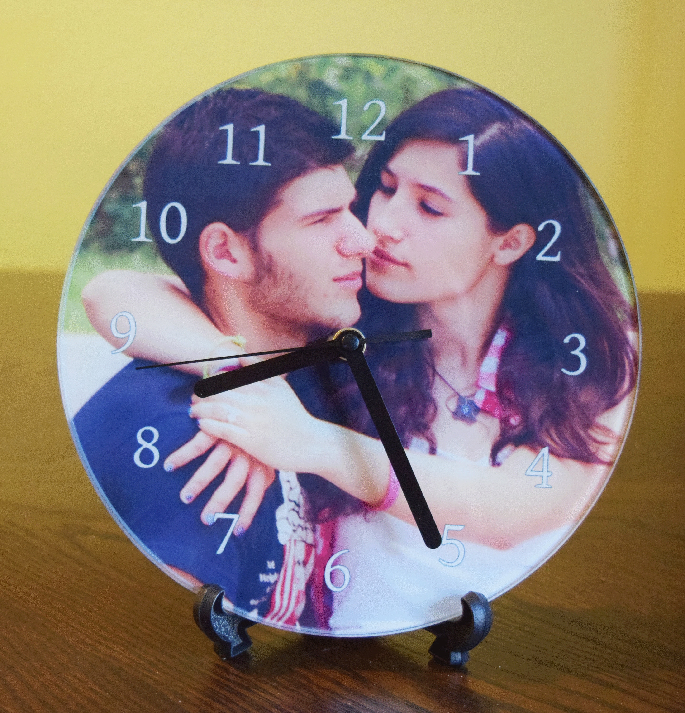 Custom Glass Photo Clock - Etsy
