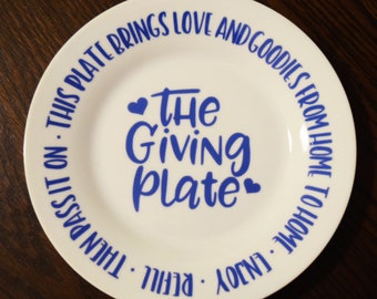The giving Plate - Etsy
