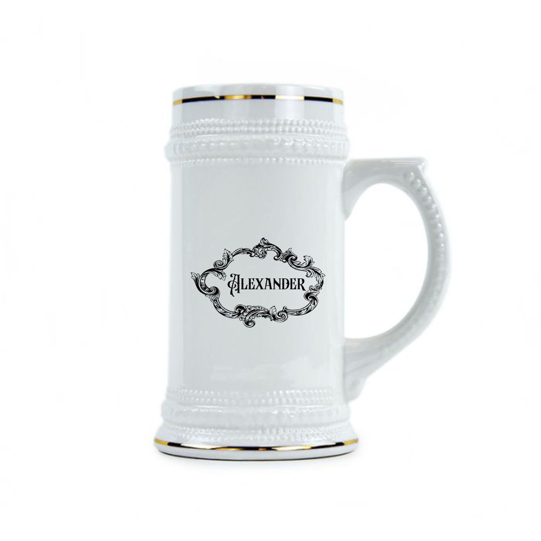 Custom Ceramic Beer Stein - Etsy