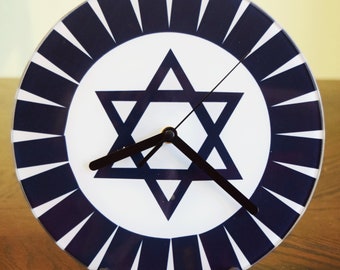 Star of David Clock - Etsy