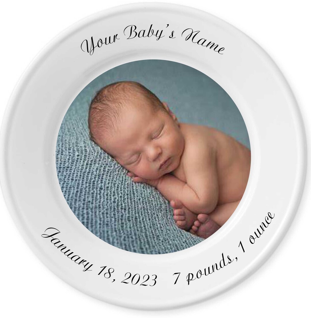 Custom Ceramic Photo Plate - Etsy