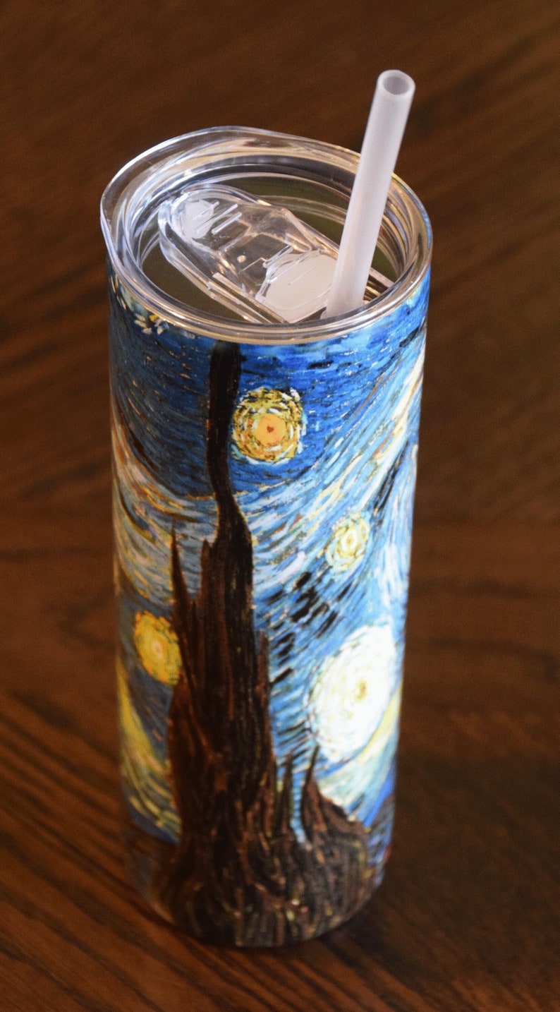 Starry Night Skinny Tumbler - Etsy