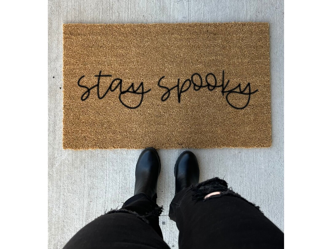 Stay Spooky Spooky Hocus Pocus Welcome Mat Halloween Doormat Fall Decor ...