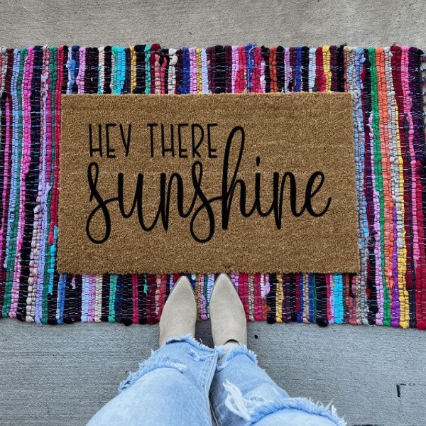 Hey There Door Mat - Etsy