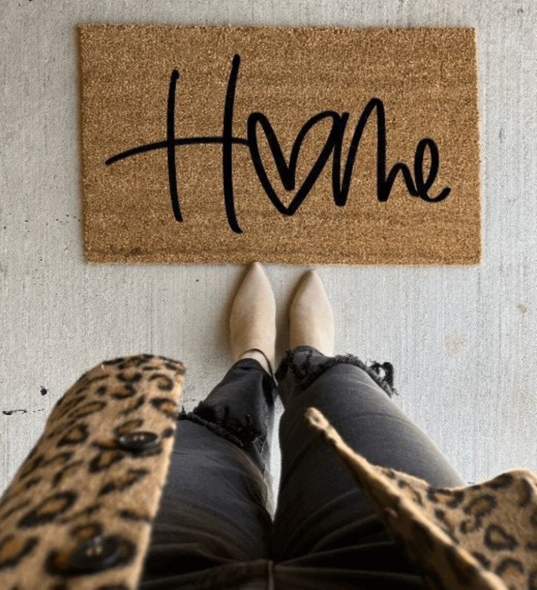Home Love Welcome Mat Doormat Housewarming Gift Gift - Etsy