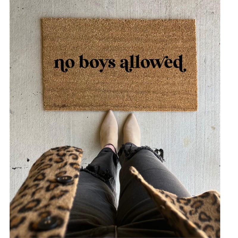 No Boys Allowed Sign - Etsy