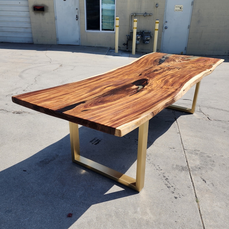 Wood Slab Table - Etsy