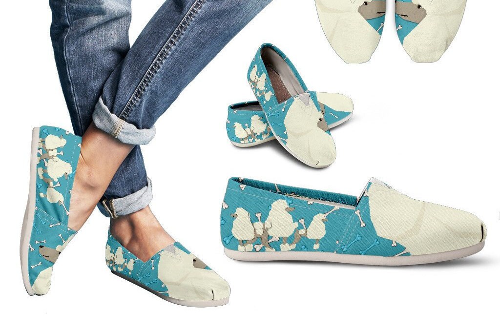 Poodle Casual Walking Shoes Poodle Gifts Shoes for Poodle - Etsy
