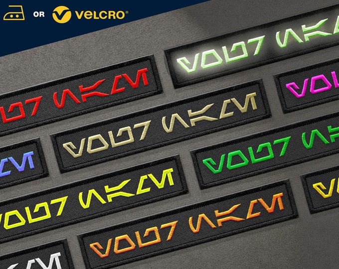 Custom Aurebesh Embroidered Name Tag - Personalized Star Wars Patch for Cosplay - Rebel Alliance ...