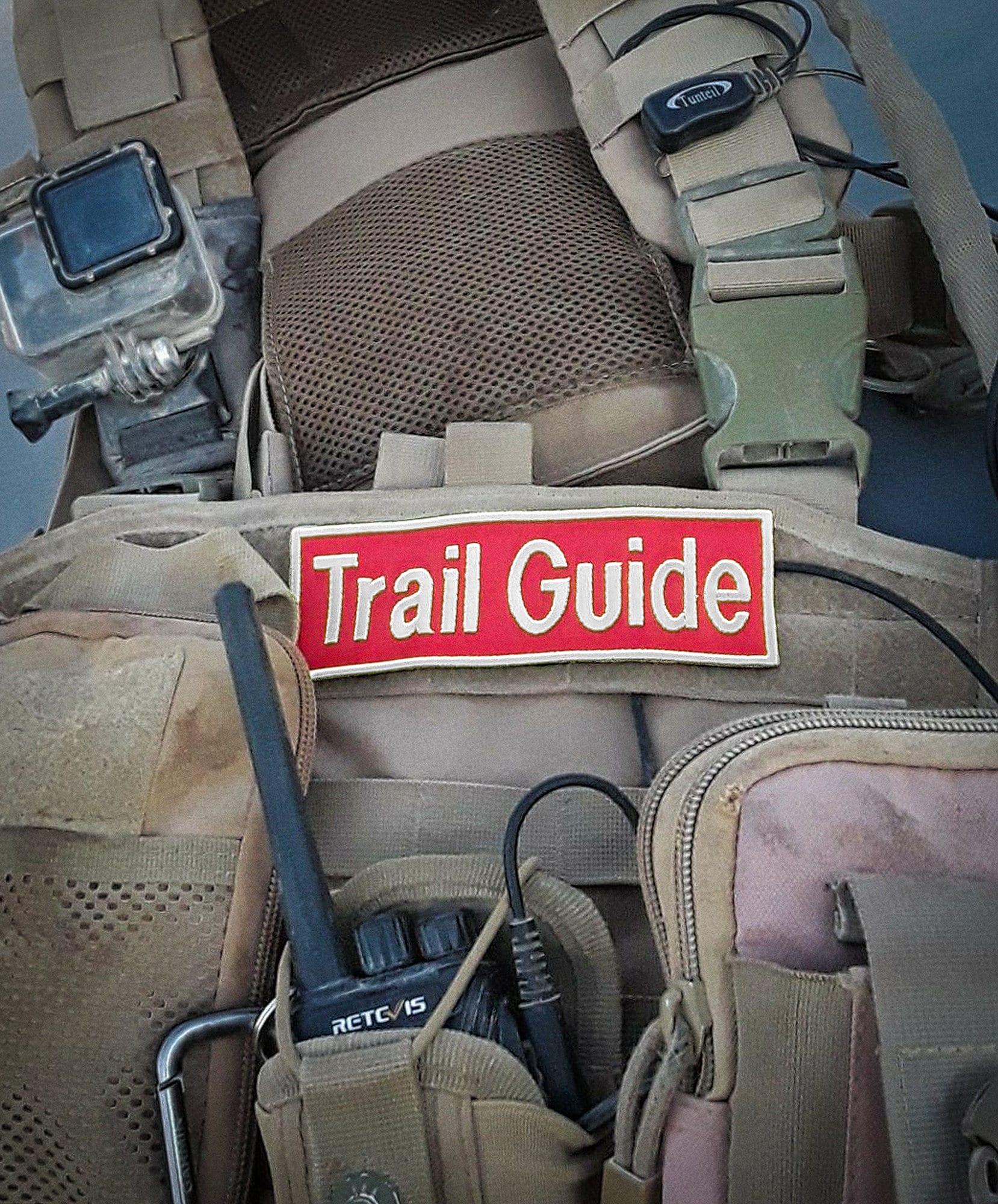 TACTICAL VEST Custom Embroidered Patch Large Back Name Tag Security ...