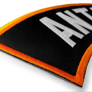 Custom Rocker Back Patch Iron on Patch Embroidered Personalized Name ...