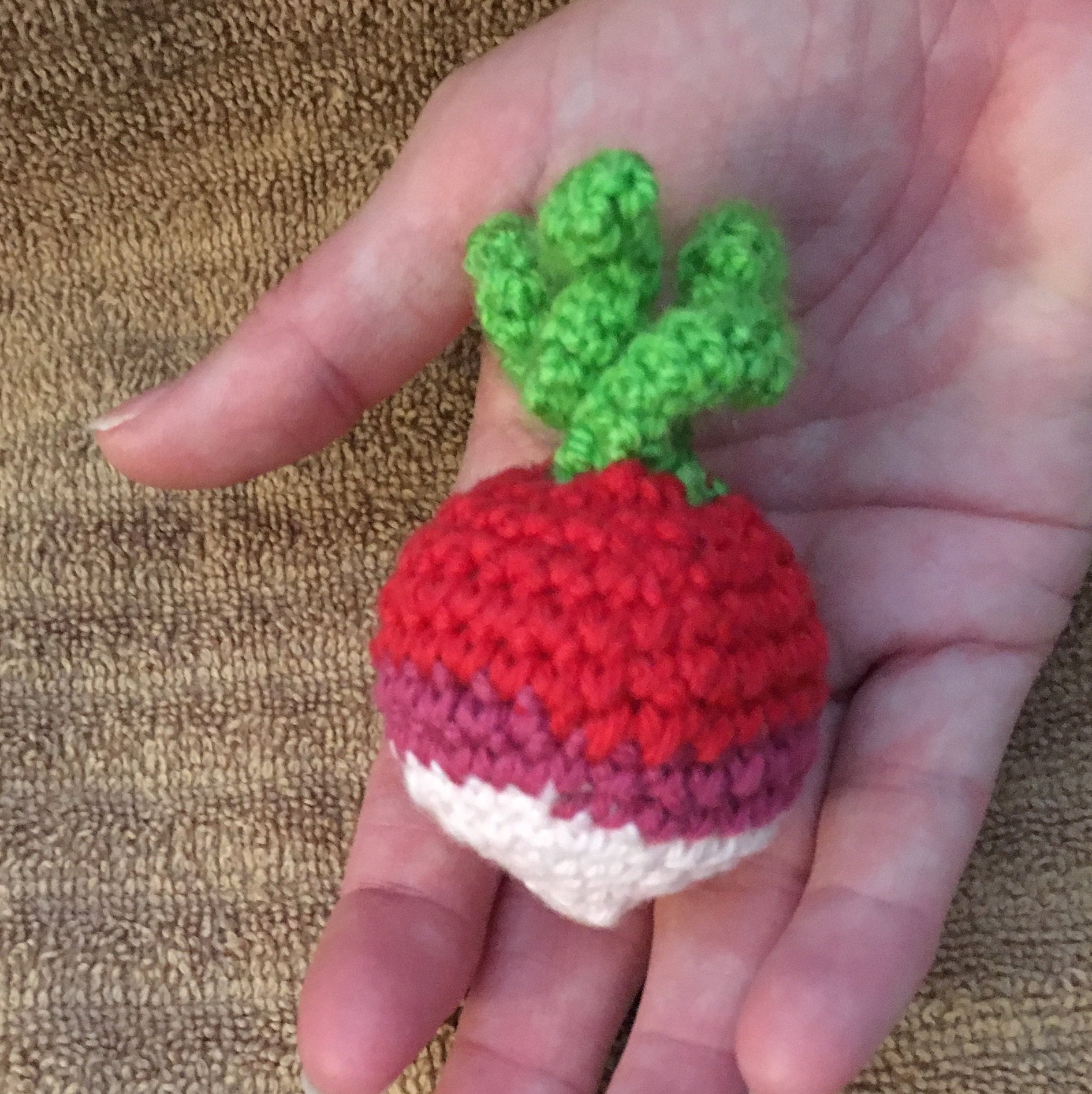 Mini Radish/ Mini Crochet Radish/ Amigurumi/ Kawaii/ Kawaii | Etsy