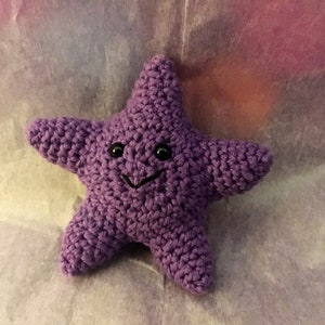 Mini Star Fish Stuffed Toy Amigurumi Kawaii Styled Crocheted Toy Plush ...