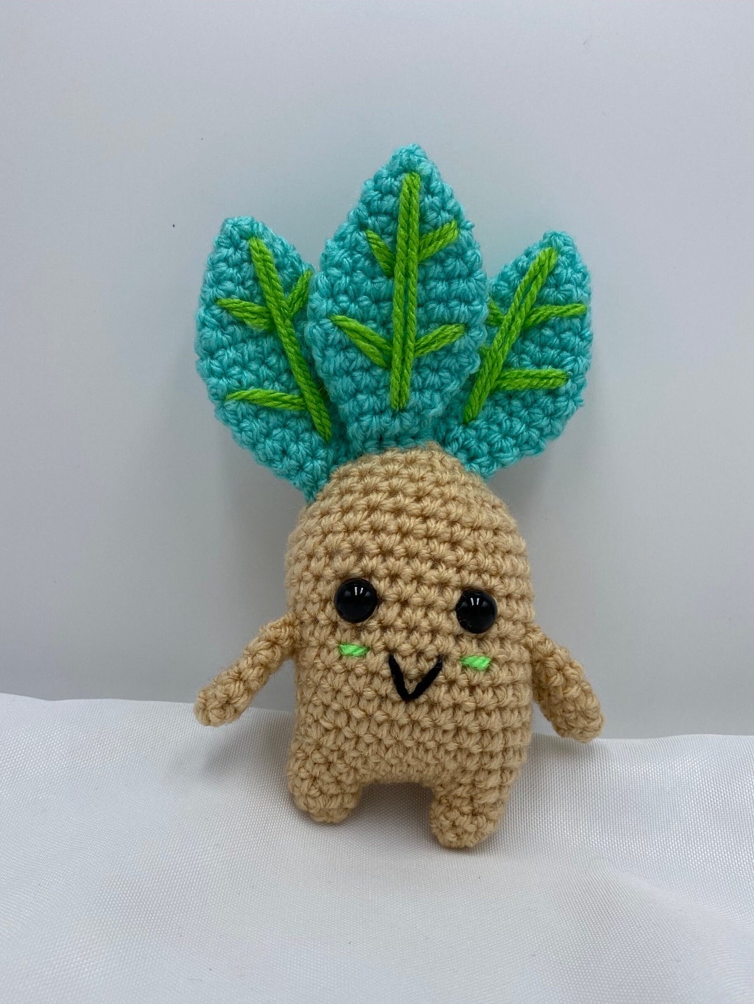 Mandrake/mandrake Crocheted Amigurumi/mandrake in the Colors Light ...