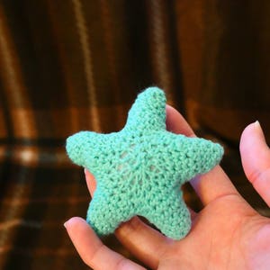 Mini Star Fish Stuffed Toy Amigurumi Kawaii Styled Crocheted Toy Plush ...