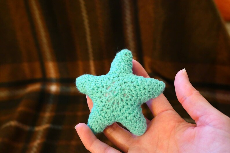 Mini Star Fish Stuffed Toy Amigurumi Kawaii Styled Crocheted | Etsy