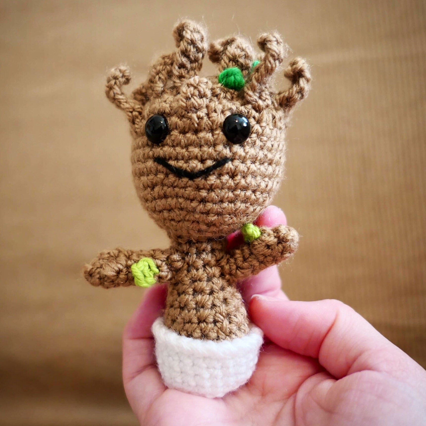 Stuffed Animals & Plushies Toys Mini Groot Mini Groot In A Mini White ...