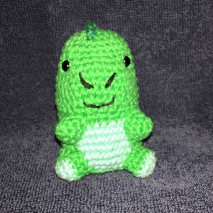 Mini Chubzilla/ Crocheted Mini Chubzilla/ Amigurumi/kawaii Styled ...