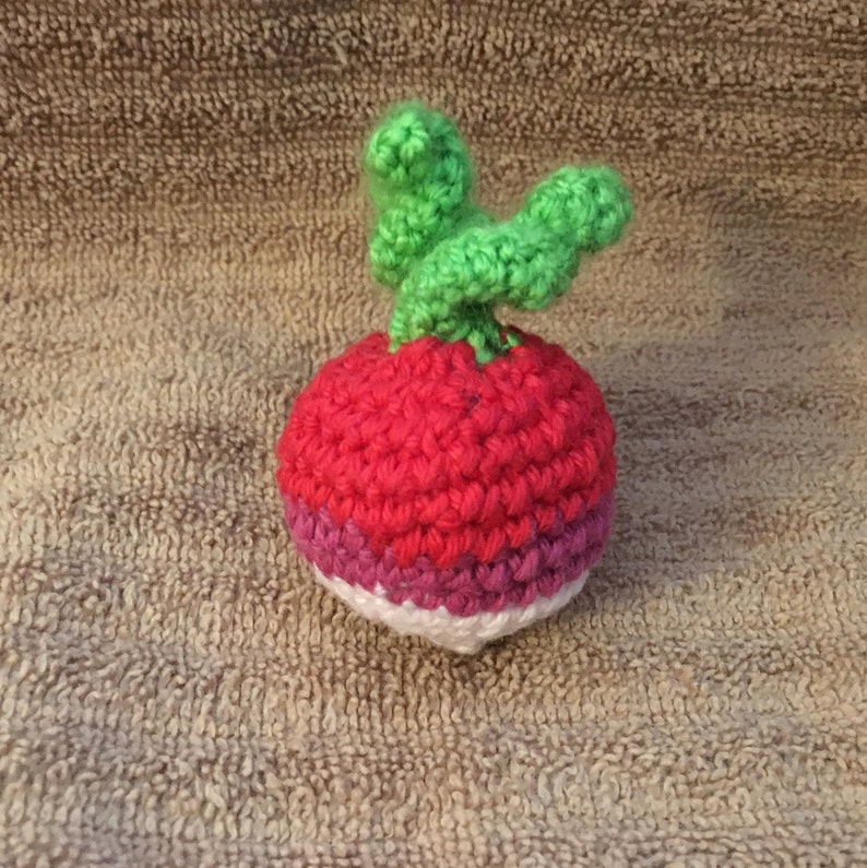 Mini Radish/ Mini Crochet Radish/ Amigurumi/ Kawaii/ Kawaii Plush ...