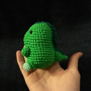 Mini Chubzilla/ Crocheted Mini Chubzilla/ Amigurumi/kawaii Styled ...