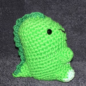 Mini Chubzilla/ Crocheted Mini Chubzilla/ Amigurumi/kawaii Styled ...