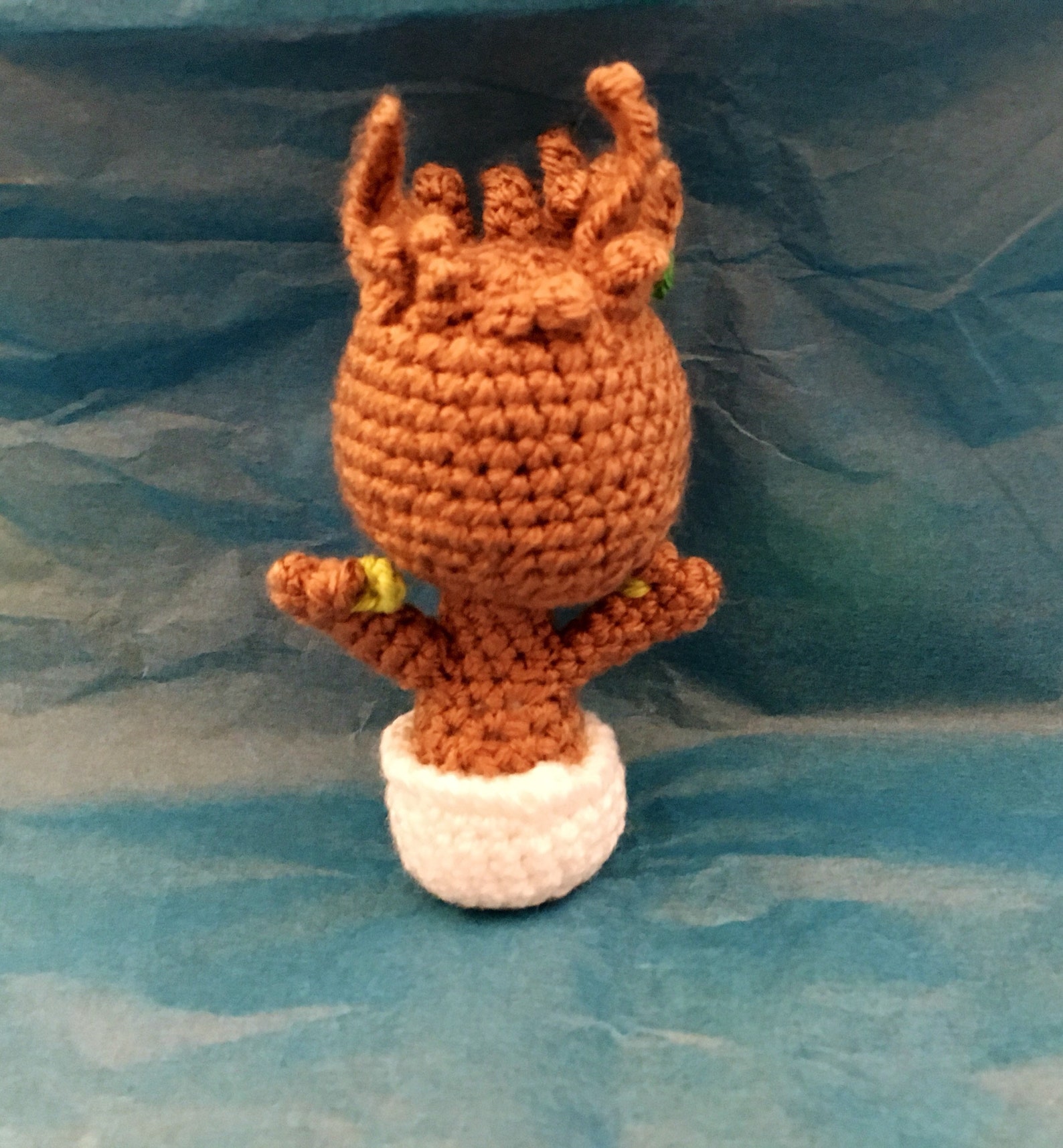 Mini Groot / Mini Groot in A Mini White Pot / Crocheted Mini | Etsy