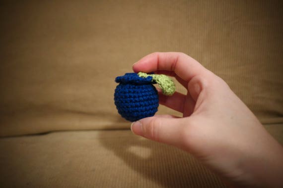 Toys Mini BlueBerry Crocheted Mini BlueBerry Amigurumi Kawaii Stuffed ...
