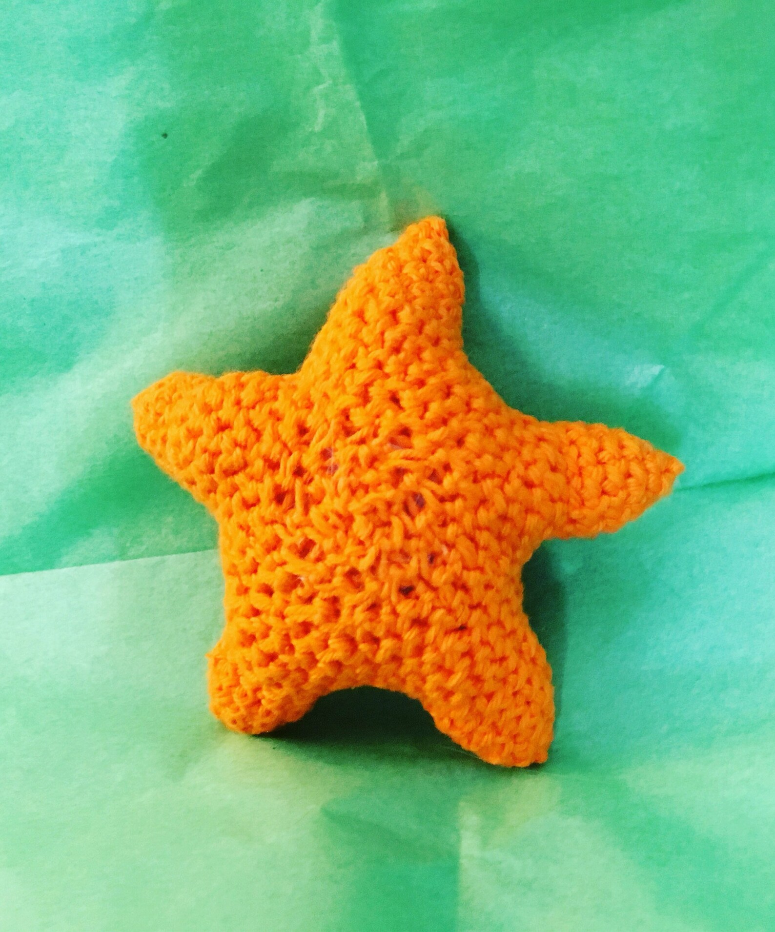 Mini Star Fish Stuffed Toy Amigurumi Kawaii Styled Crocheted | Etsy