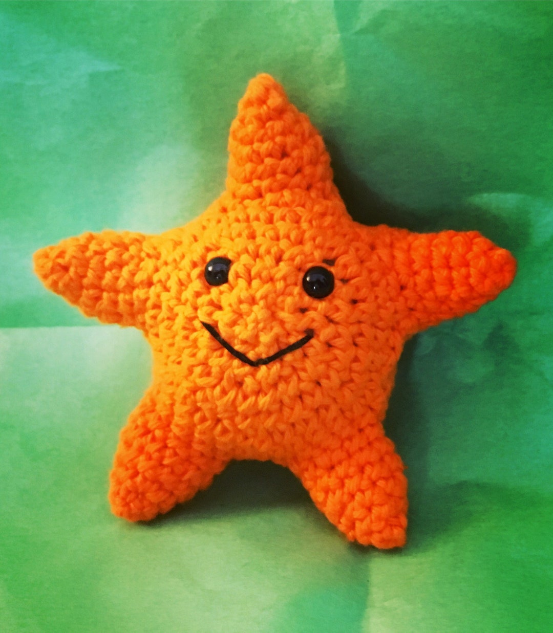 Mini Star Fish Stuffed Toy Amigurumi Kawaii Styled Crocheted Toy Plush ...