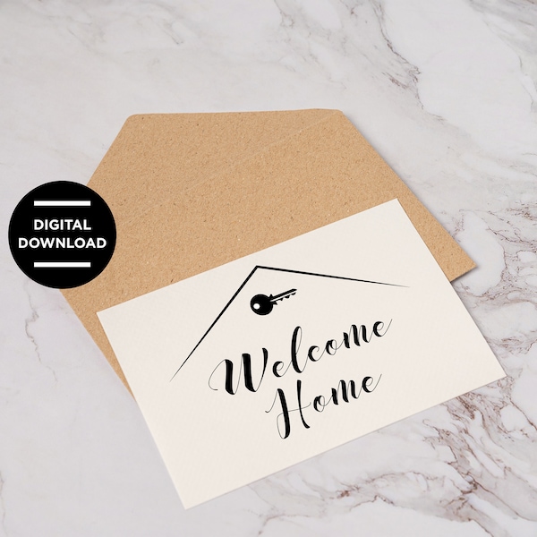 Welcome Home Card - Etsy