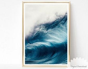Ocean Wave Print | Etsy