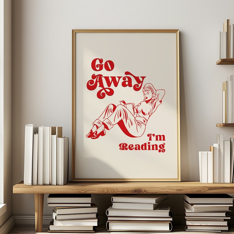 Reading Poster - Etsy UK