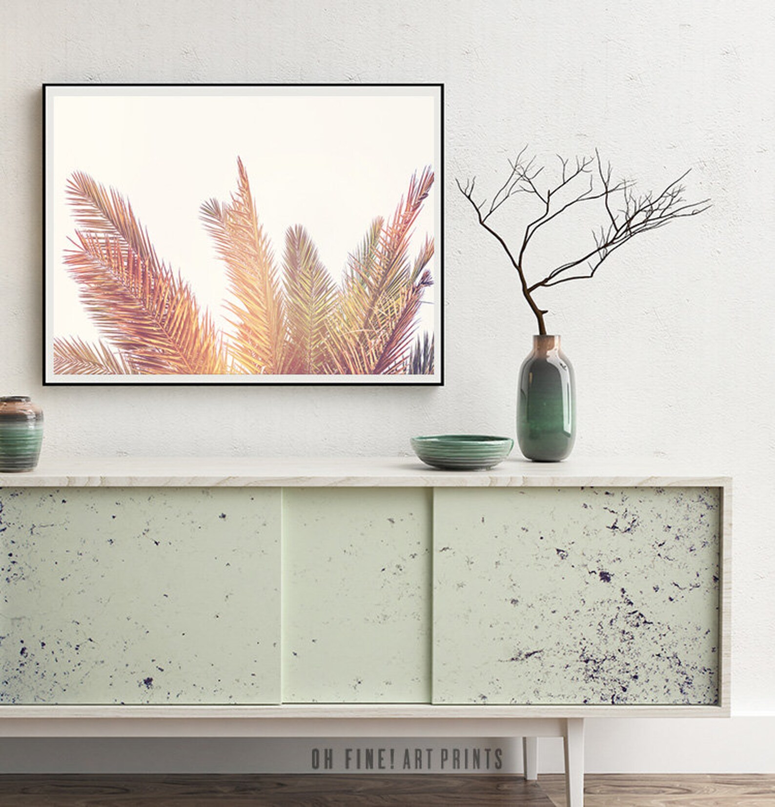 Palm Tree Printable Wall Art Prints Tropical Print Large - Etsy