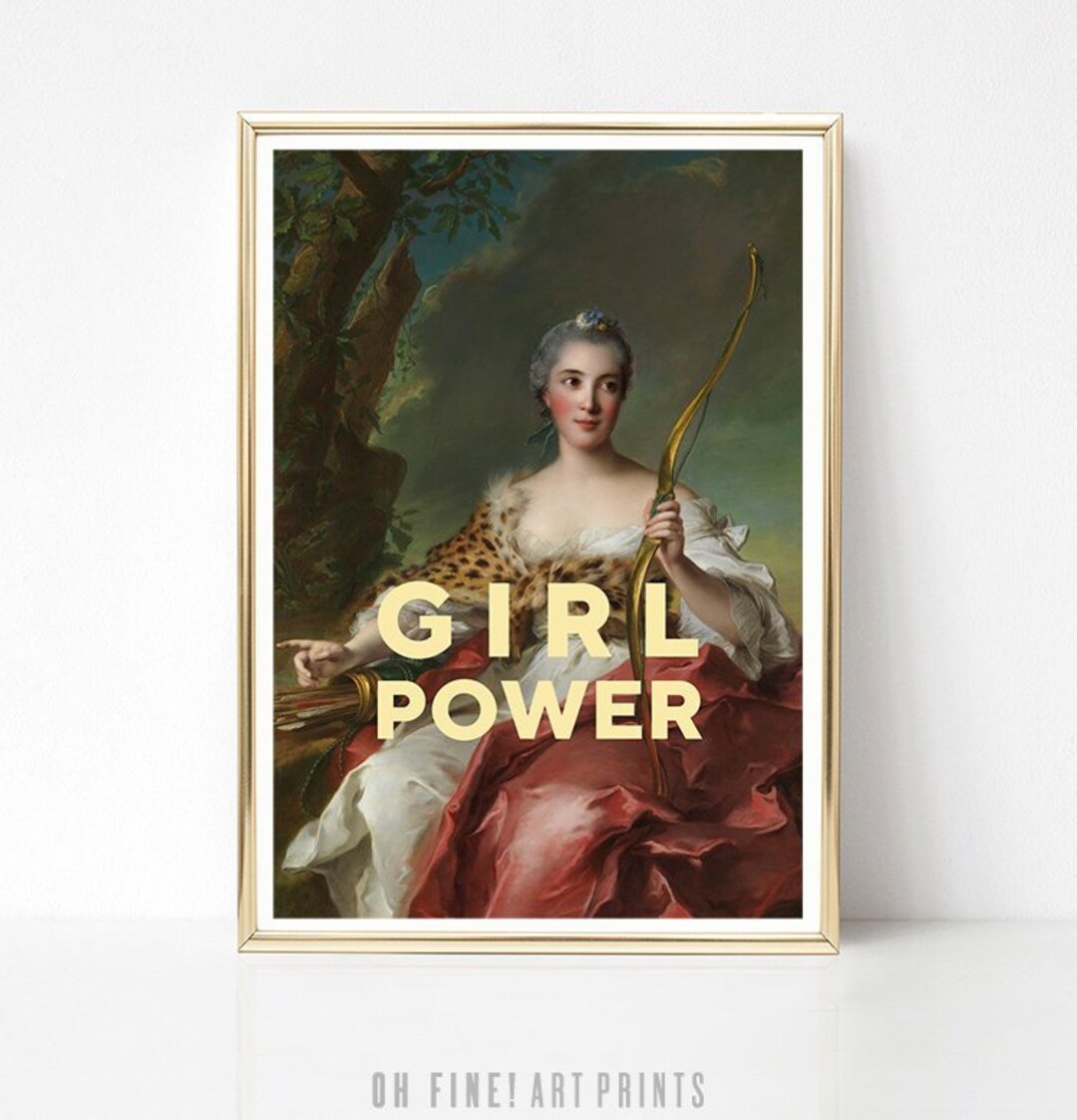 Girl Power Poster Printable Wall Art Feminist Print - Etsy