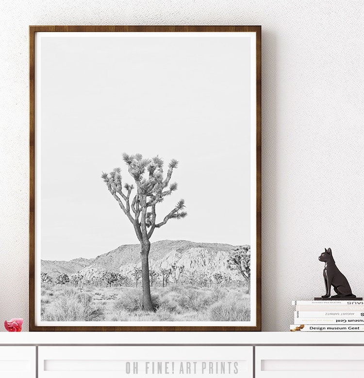 Joshua Tree Print Printable Art Cactus Print Boho Wall Art - Etsy