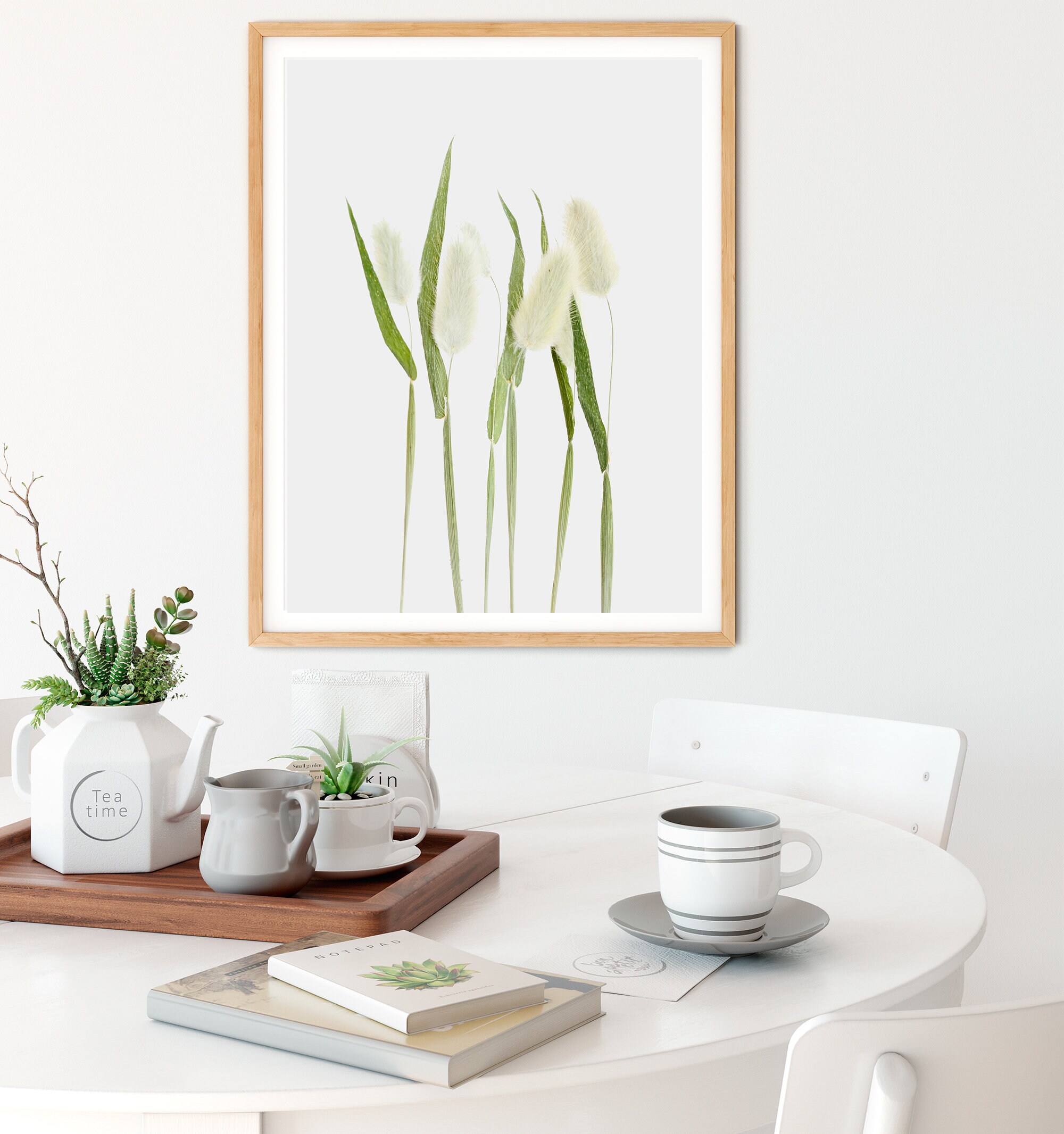 Botanical Wall Art Modern Farmhouse Decor Rustic Pressed | Etsy