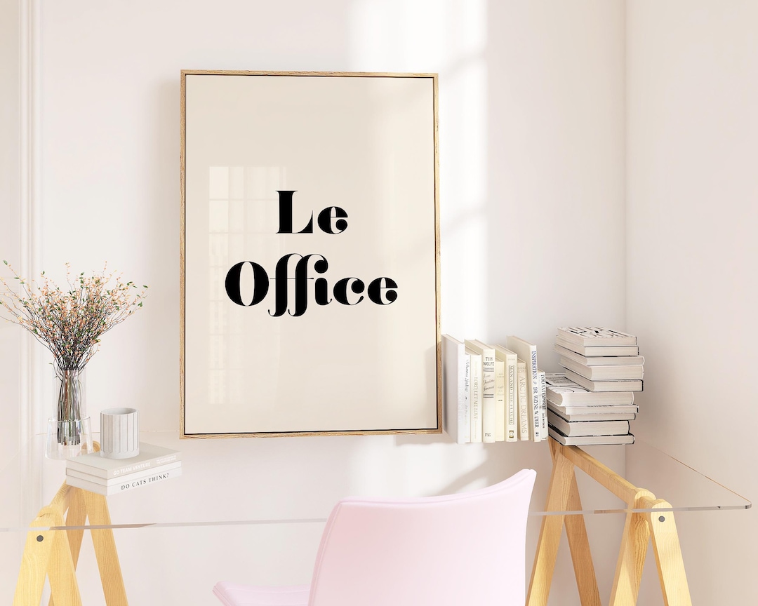 Le Office Wall Art Print, Printable Office Decor for Men or Women ...