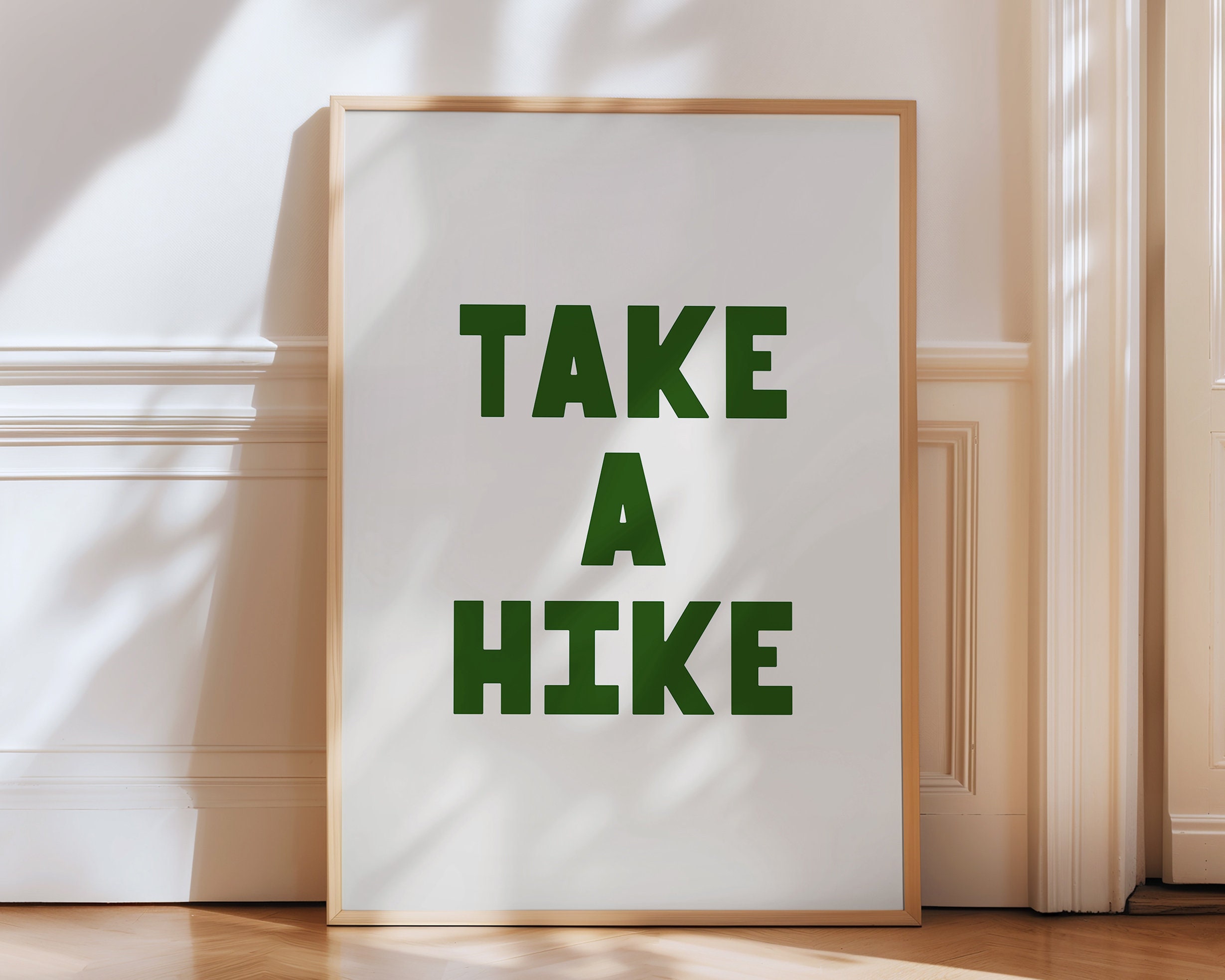 Take a Hike Poster, Fun Cottage Decor, Kids Room Decor, PRINTABLE Wall ...
