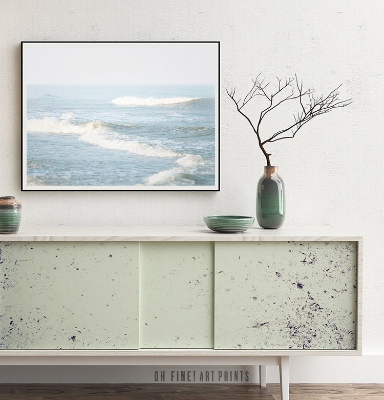 Ocean Print Beach Print Large Wall Art Landscape Print - Etsy