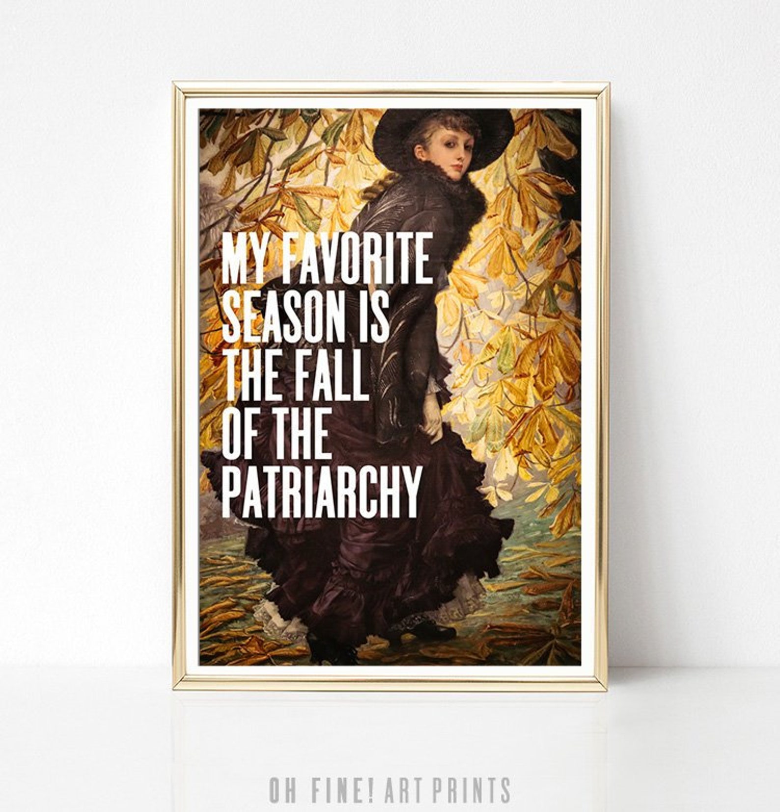 Printable Fall of the Patriarchy Quote Print Feminist Art - Etsy