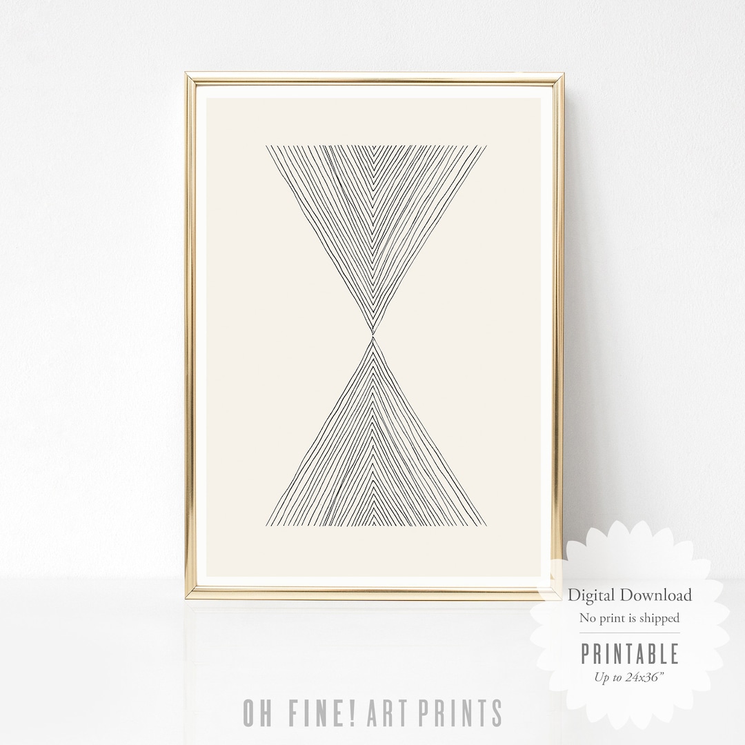 Printable Geometric Wall Art Abstract Wall Art Line Art - Etsy