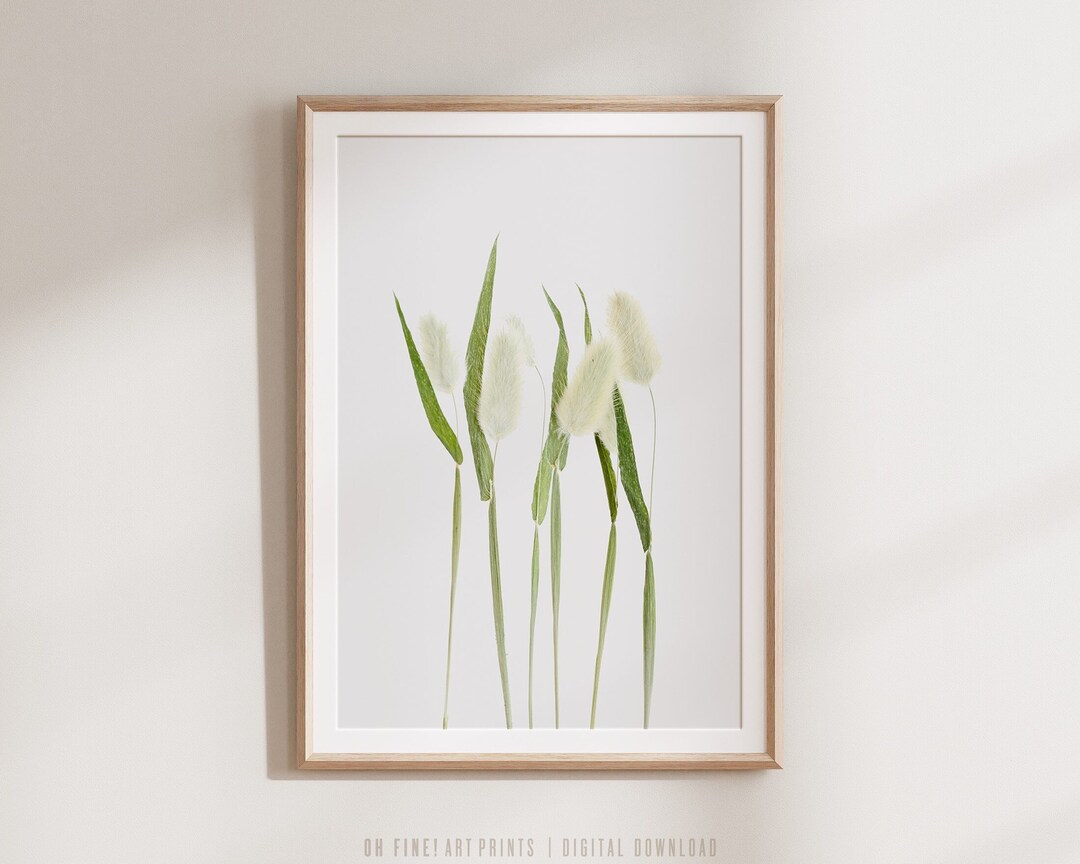 Botanical Wall Art, Modern Farmhouse Decor, Rustic Pressed Wildflowers ...