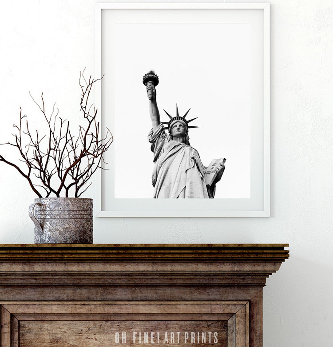 Statue of Liberty Printable New York City Wall Art Print - Etsy