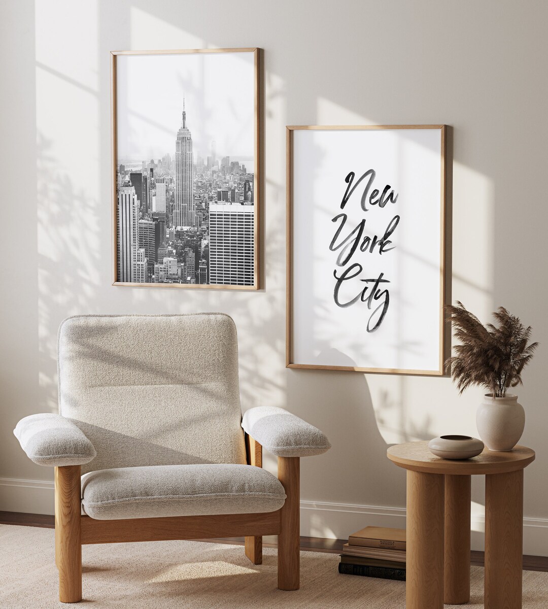 New York Prints, Set of 2 Prints, Black and White Prints, NYC Wall Art ...