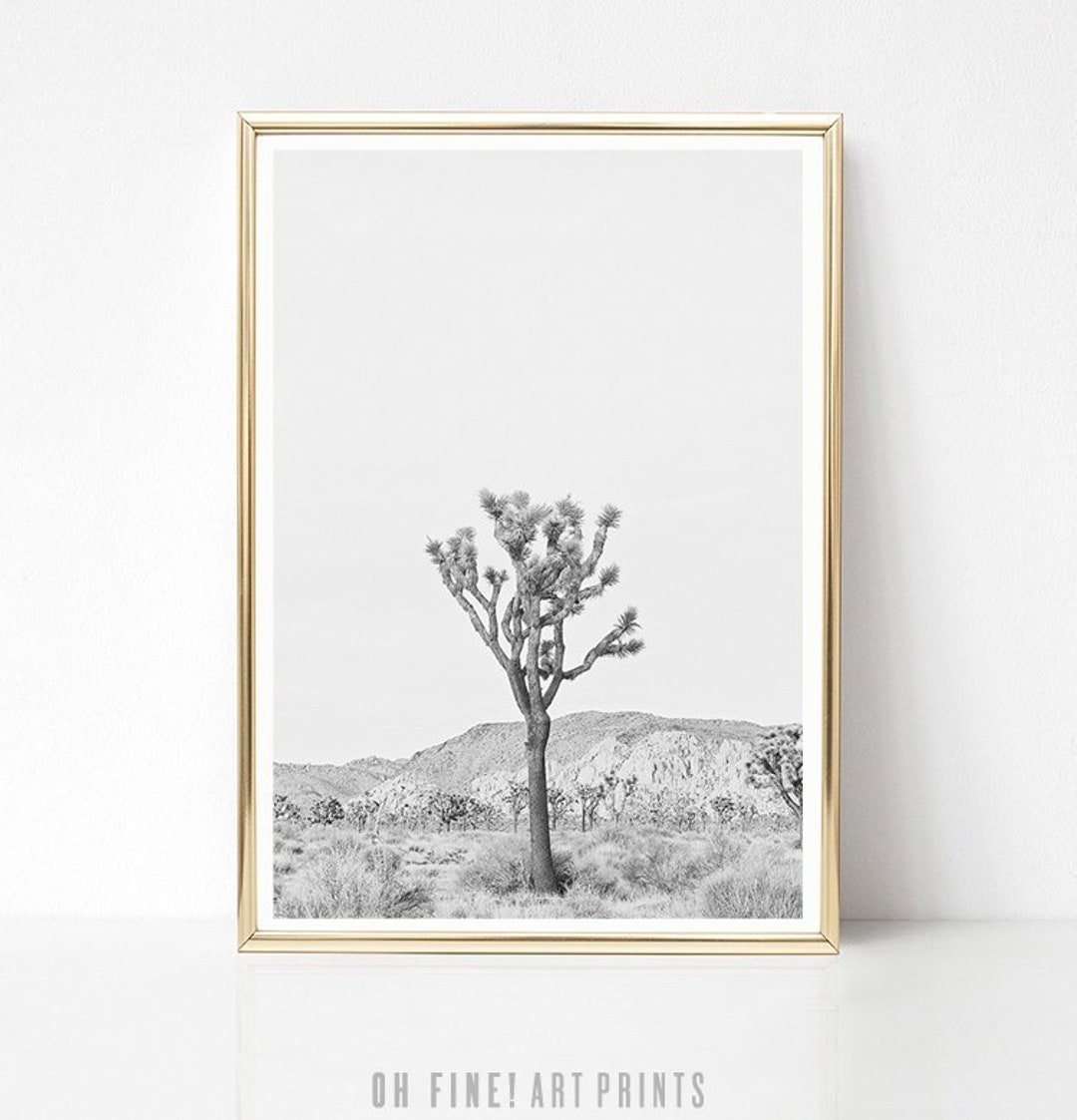Joshua Tree Print Printable Art Cactus Print Boho Wall Art - Etsy