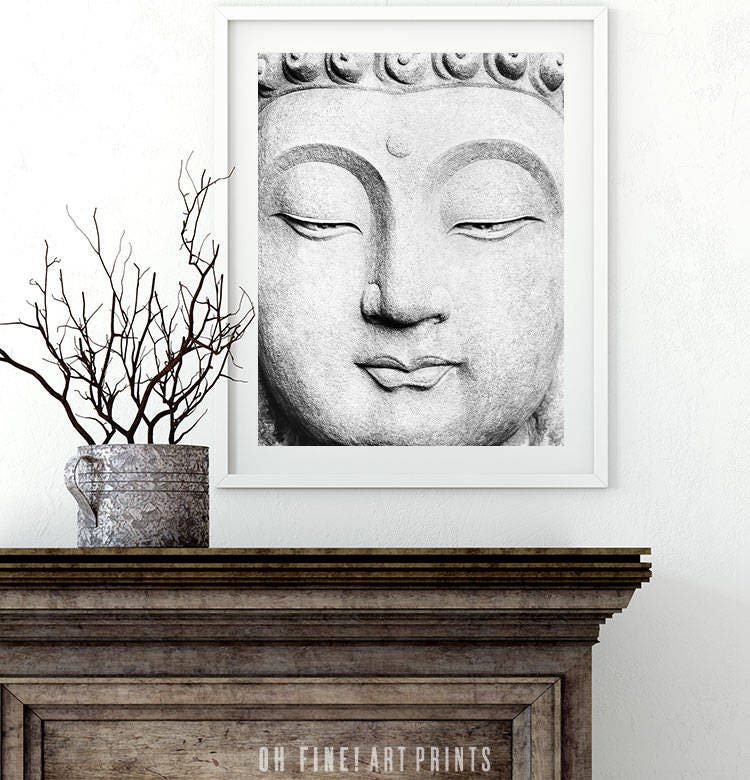 Buddha Statue Boho Wall Decor Meditation Gift Home Yoga | Etsy