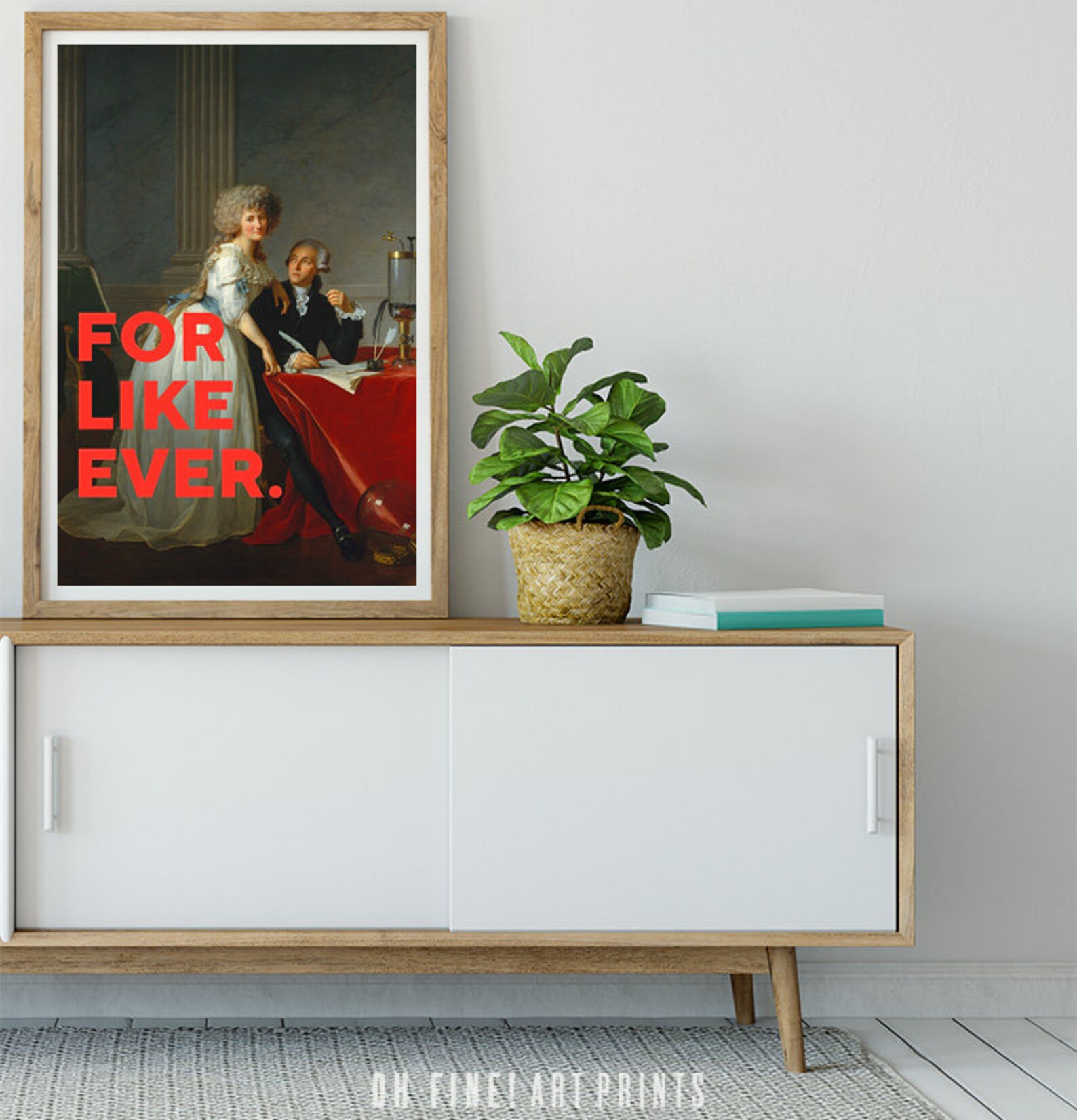 For Like Ever Print Couple Gift Valentines Day Gift | Etsy